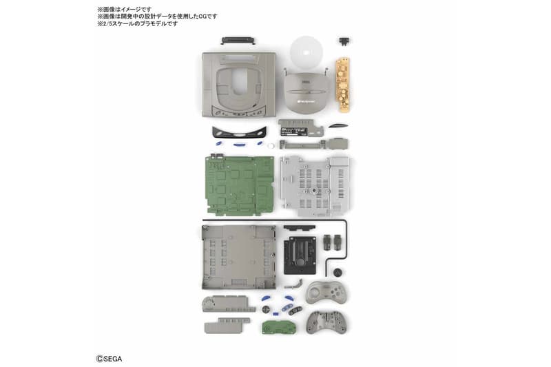 懷舊時光 − BANDAI 推出 2:5 比例 Sony 初代 PlayStation、Sega Saturn 復刻模型 | Hypebeast