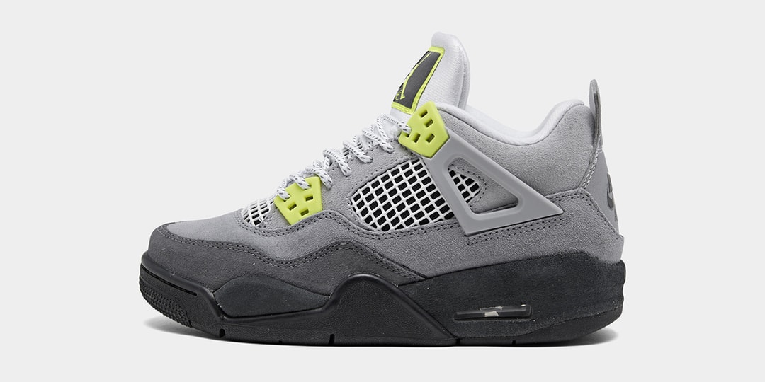 Air Jordan 4 混血配色鞋款「Neon」官方圖輯率先曝光 | Hypebeast