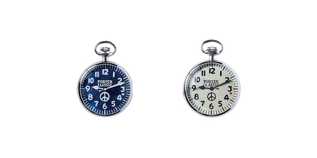 PORTER CLASSIC Blue Face White Face Pocket Watch | Hypebeast