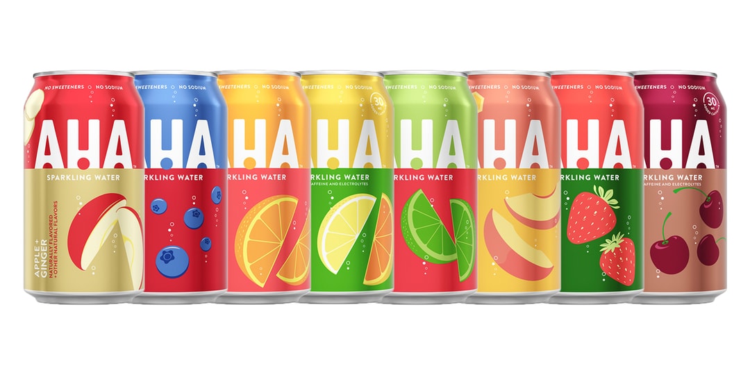 Coca-Cola 正式推出全新「低熱量氣泡水」飲品支線 AHA | Hypebeast