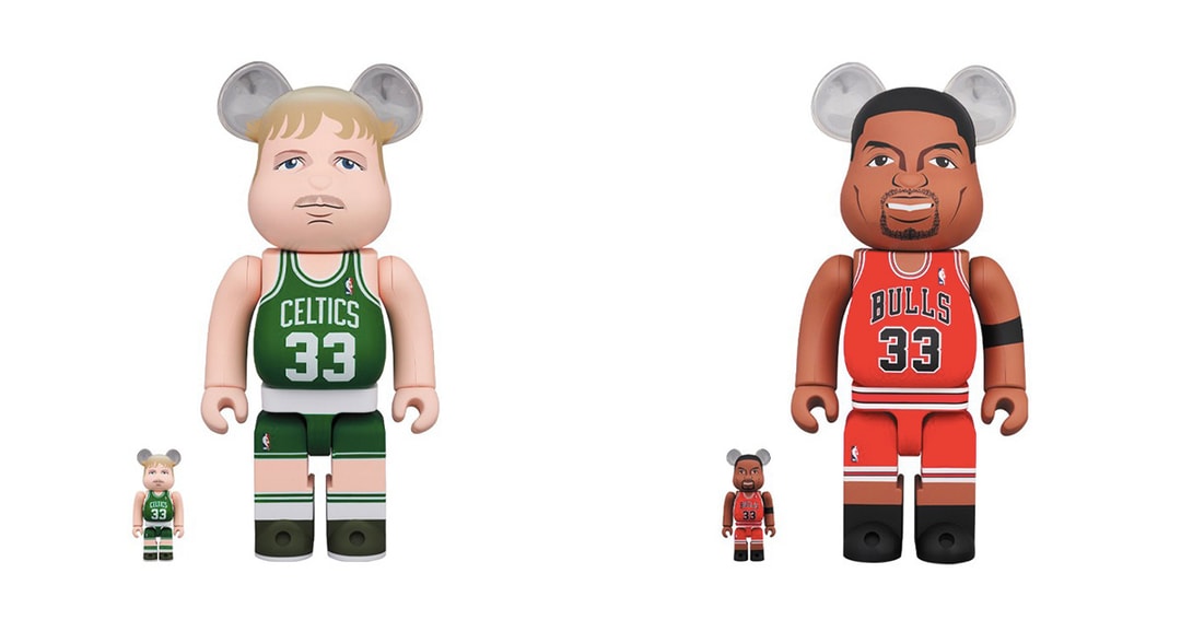 Medicom Toy 打造 Larry Bird 及 Scottie Pippen BE@RBRICK 玩偶 | Hypebeast