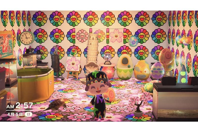 藝術進場！村上隆分享玩家《集合啦！動物森友會》KaiKai KiKi Flower 作品 | Hypebeast