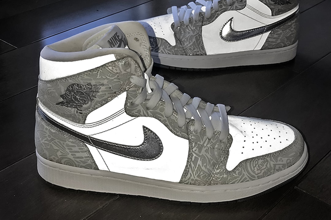 反光材質 Air Jordan 1「3M Laser」配色曝光！ | Hypebeast