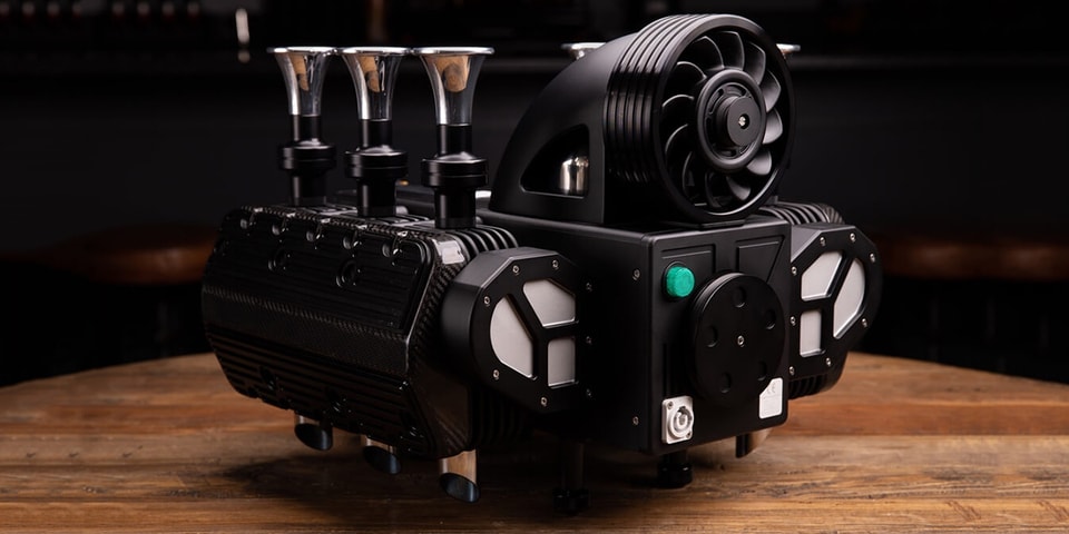 Super Veloce 推出以 Porsche 引擎為靈感發想之造型咖啡機 | Hypebeast