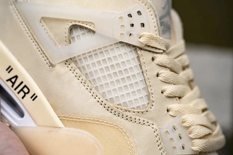 率先近賞 Off-White™ x Air Jordan 4 最新聯名鞋款上腳圖輯 | Hypebeast