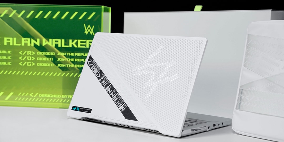 Alan Walker x ROG 打造全新跨界聯乘 Zephyrus G14 限定筆記型電腦 | Hypebeast