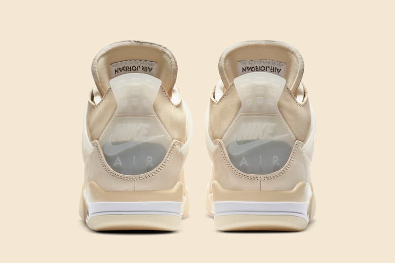 Off-White™ x Air Jordan 4「 Sail」鞋款官方圖輯正式公開 | Hypebeast