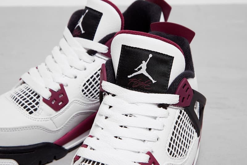 近賞 Paris Saint-Germain x Air Jordan 4 最新聯乘鞋款 | Hypebeast