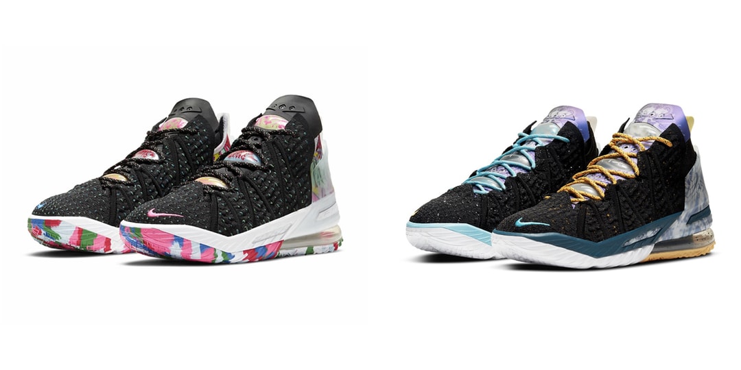 Nike LeBron 18 最新配色「Multi-Color」、「Reflections」官方圖輯發佈 | Hypebeast