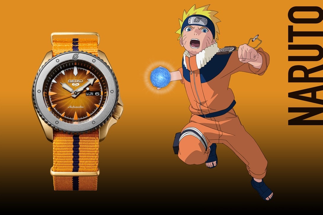 Seiko 5 Sports x《火影忍者》全新聯乘系列腕錶發佈 | Hypebeast