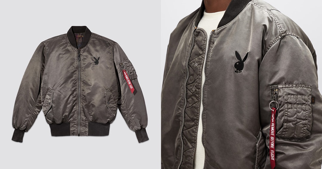 Playboy x Alpha Industries 全新聯乘 MA-1 飛行夾克發佈 | Hypebeast