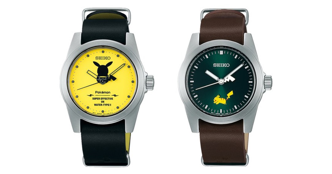 Seiko 推出全新 Pokémon 主題聯乘系列腕錶 | Hypebeast