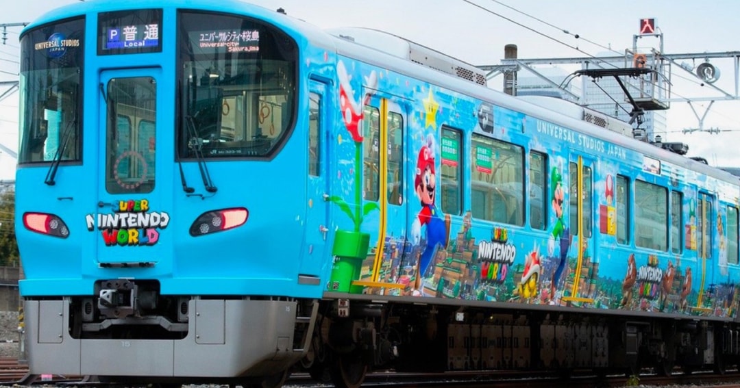 Super Nintendo World 專屬列車正式登場 | Hypebeast