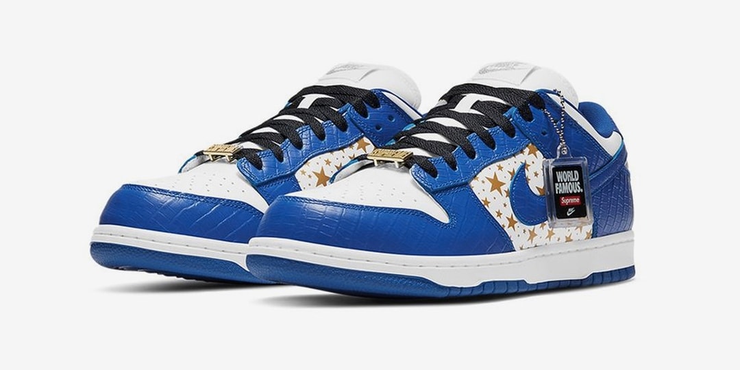Supreme x Nike SB Dunk Low 最新配色「Hyper Blue」正式登場 | Hypebeast