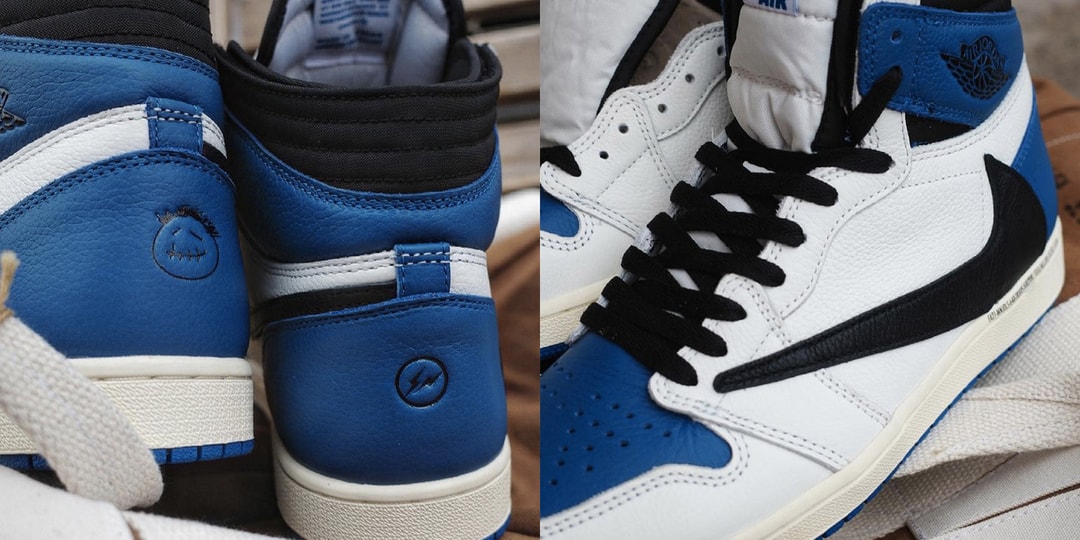 再次近賞 fragment design x Travis Scott x Air Jordan 1 三方聯名鞋款 | Hypebeast