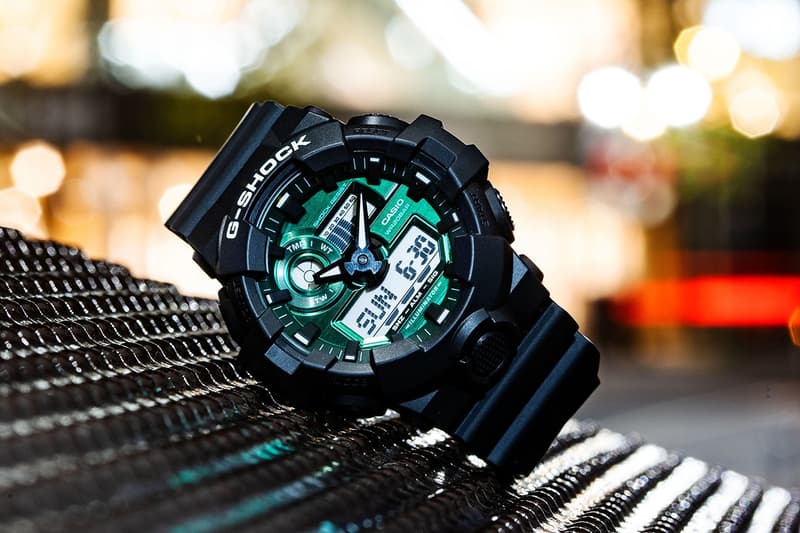 G-Shock 推出全新「Midnight Green」系列錶款 | Hypebeast