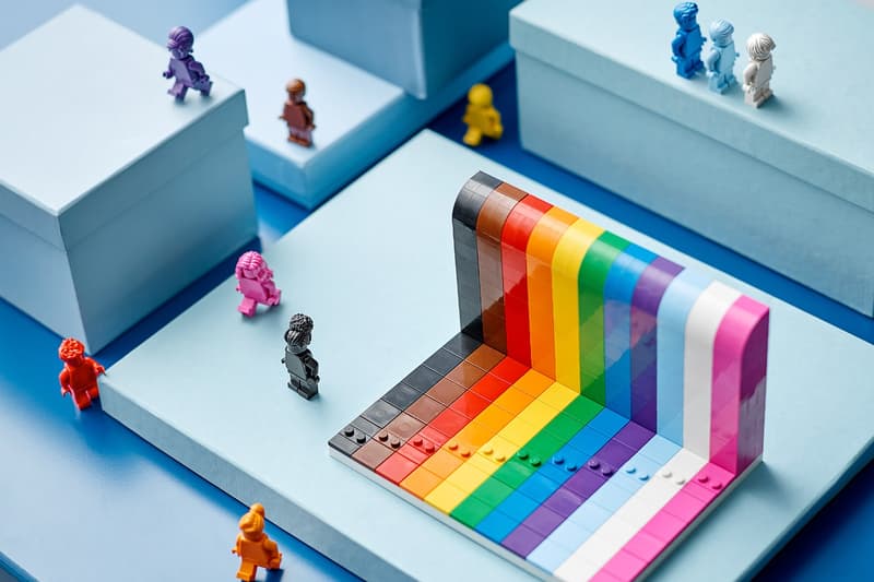 LEGO 打造全新 LGBTQIA + 彩虹旗幟積木組合 | Hypebeast