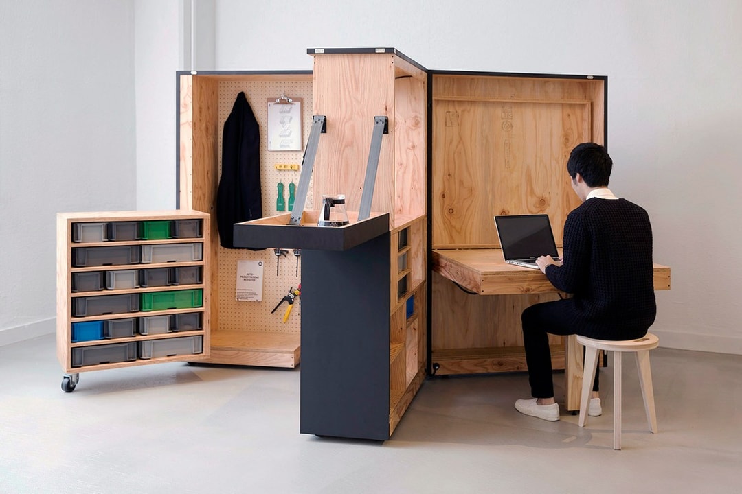 NOSIGNER 打造 Re-SOHKO TRANSFORM BOX 便攜式辦公傢俱設備 | Hypebeast
