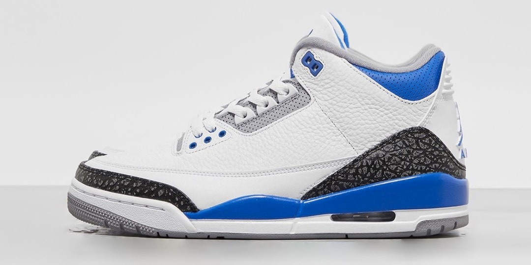 率先近賞 Air Jordan 3 最新配色「Racer Blue」 | Hypebeast