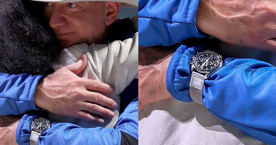 率先預覽 Jeff Bezos 太空飛行配戴之 OMEGA Speedmaster 登月錶 | Hypebeast