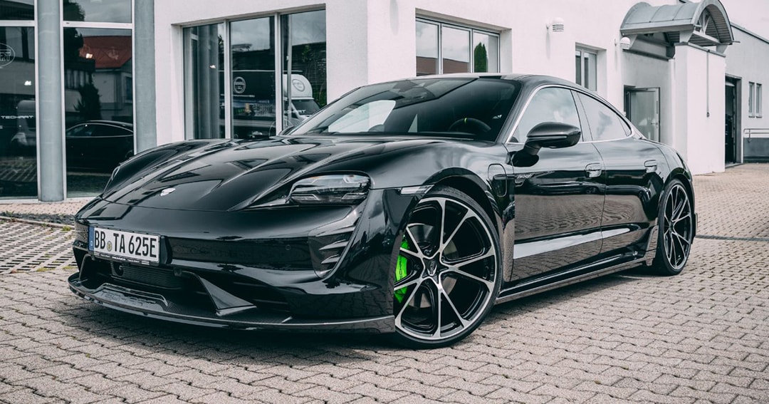 TECHART 打造 Porsche Taycan 全新碳纖維套件改裝車型 | Hypebeast