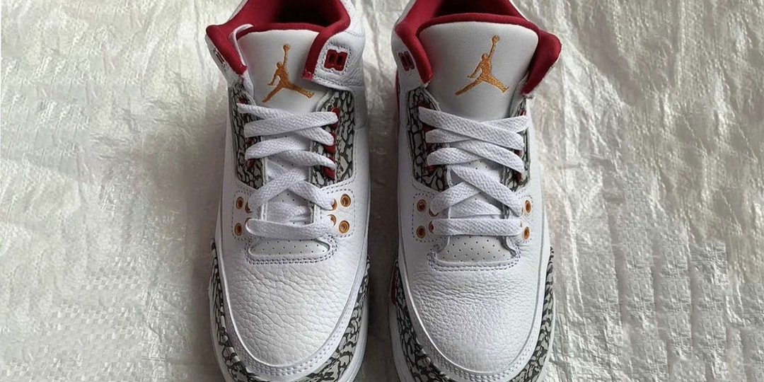 率先預覽 Air Jordan 3 全新配色「Cardinal Red」 | Hypebeast