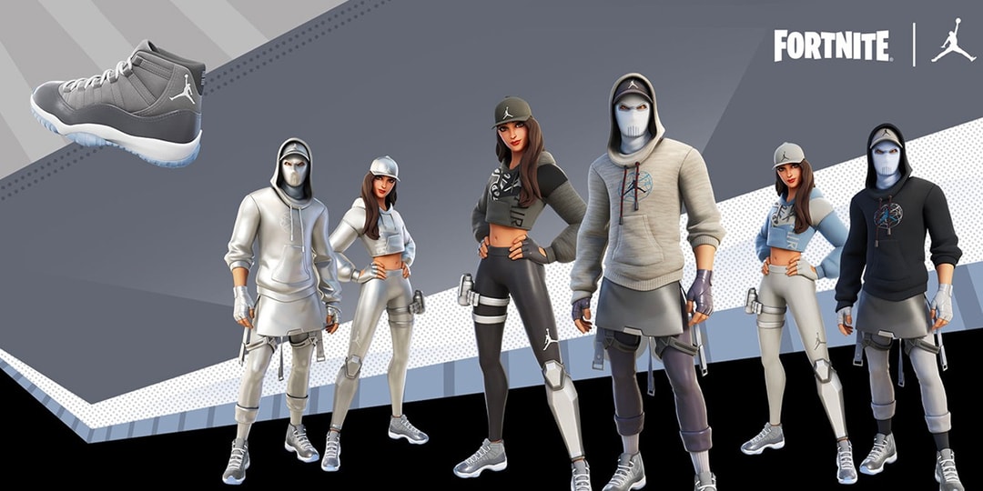 Fortnite 攜手 Jordan Brand 打造 Air Jordan 11「Cool Grey」特別聯名活動 | Hypebeast