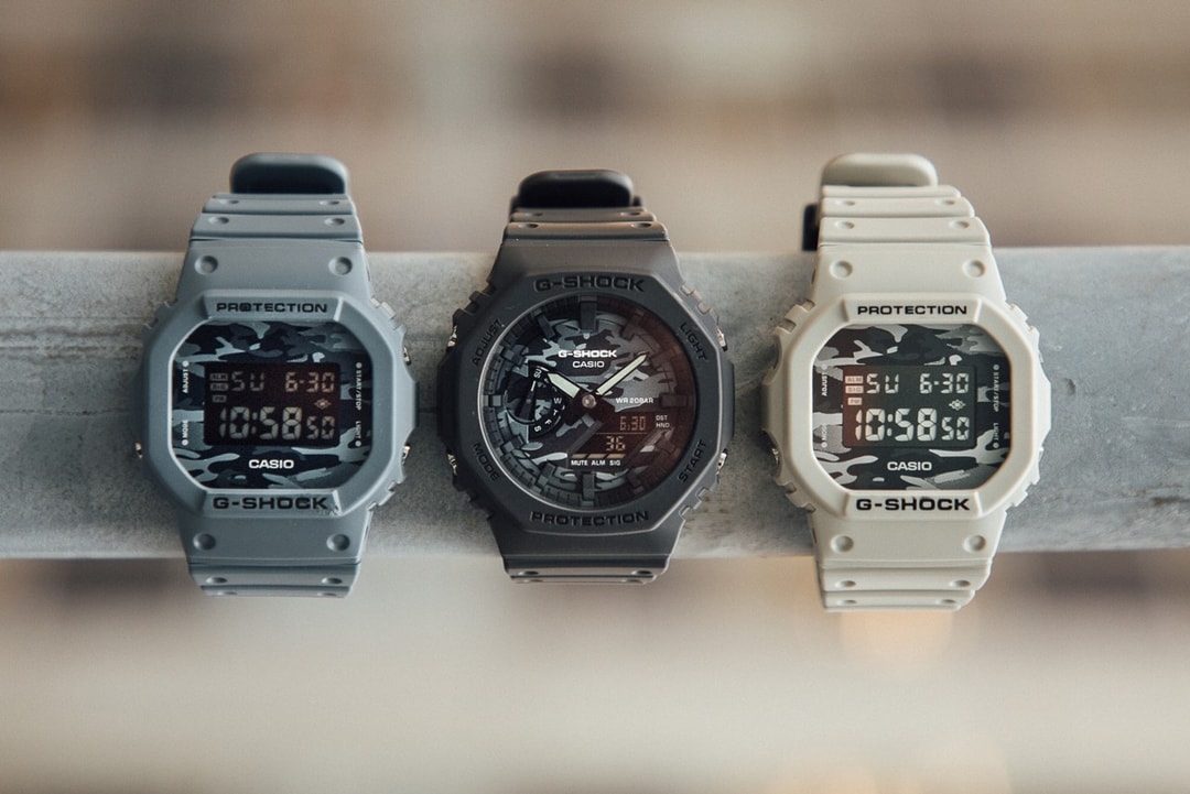 G-SHOCK 推出全新 Utility Dial Camouflage 系列 | Hypebeast
