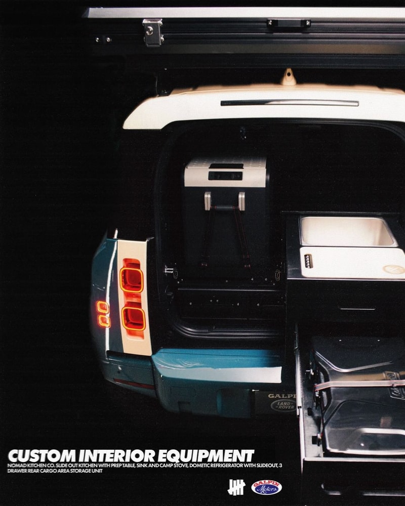 UNDEFEATED 攜手 Galpin Motors 打造 Land Rover Defender 90 定製車款 | Hypebeast