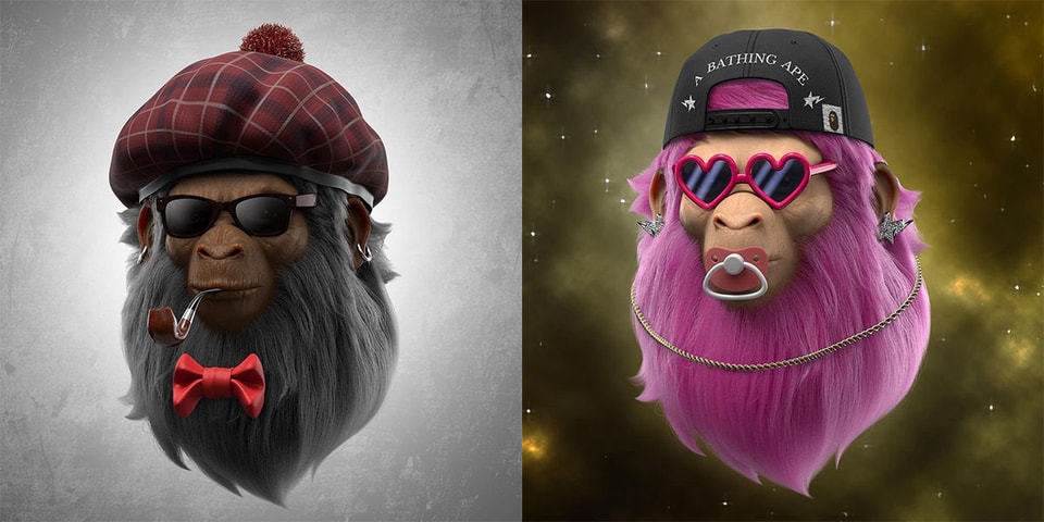 A BATHING APE®《(B)APETAVERSE》NFT 系列外觀正式揭開 | Hypebeast