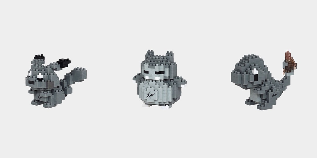 THUNDERBOLT PROJECT BY FRGMT & Pokémon x nanoblock 積木系列正式發佈 | Hypebeast