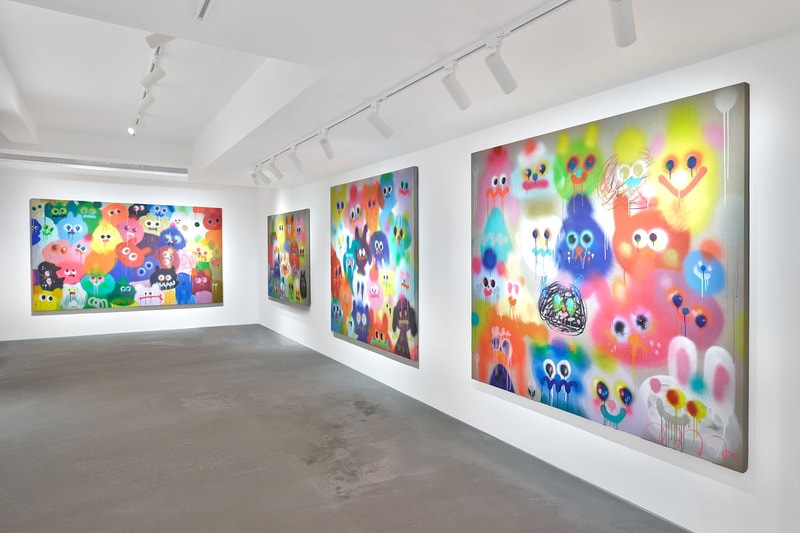 走進 Jon Burgerman 位於 WOAW Gallery 最新個展「New Friends」 | Hypebeast