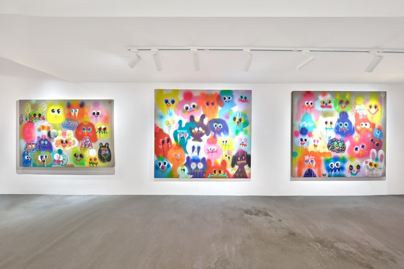 走進 Jon Burgerman 位於 WOAW Gallery 最新個展「New Friends」 | Hypebeast