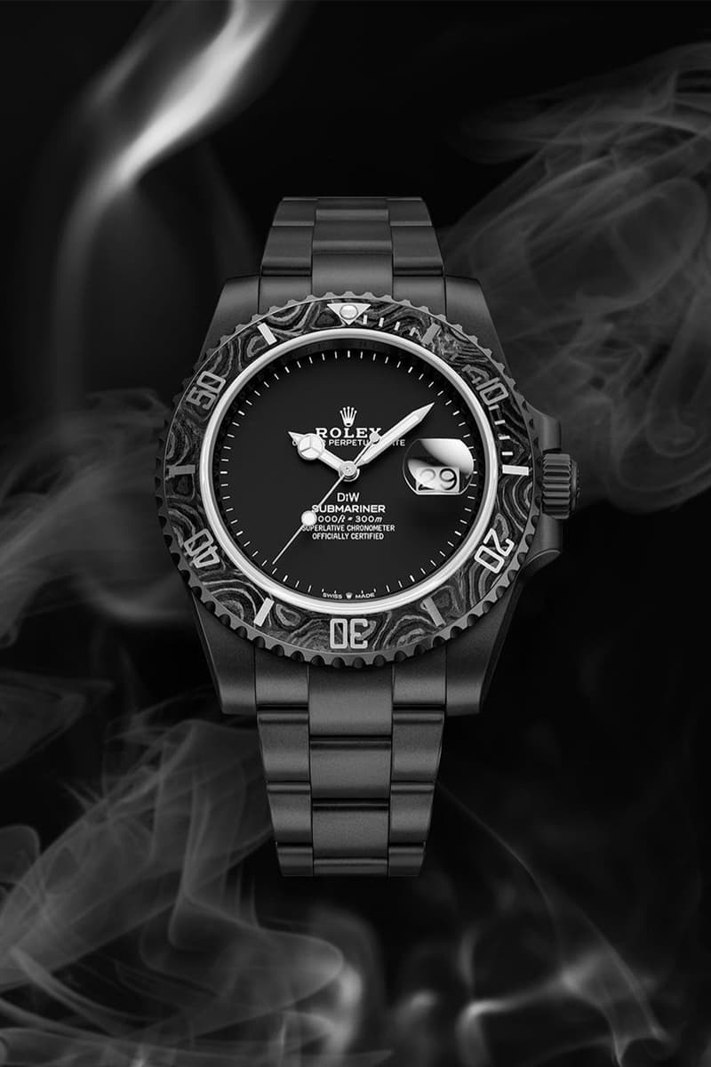 DiW 打造極簡黑水鬼 Rolex Submariner 定製錶款「Ghost」 | Hypebeast