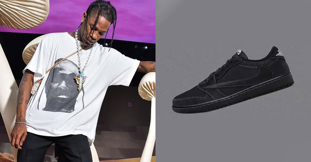 Travis Scott x Air Jordan 1 Low 最新配色「Black/Phantom」實鞋正式亮相 | Hypebeast
