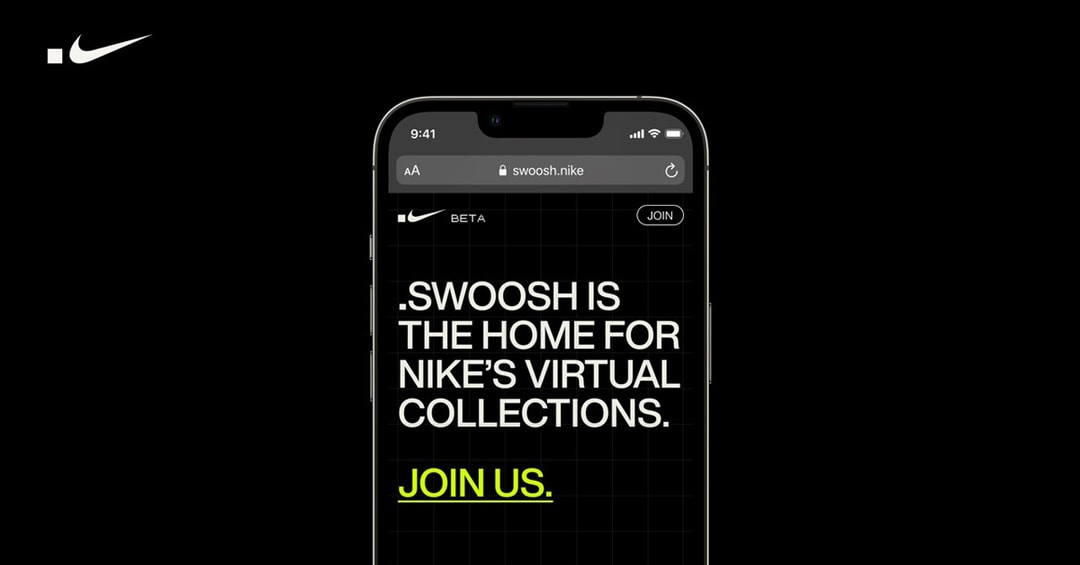 Nike 正式推出 Web3 區塊鏈虛擬平台「.SWOOSH」 | Hypebeast