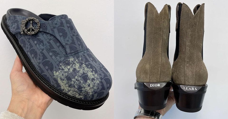 率先預覽 Dior x Denim Tears 最新聯乘系列「Dior Tears」鞋款圖輯 | Hypebeast