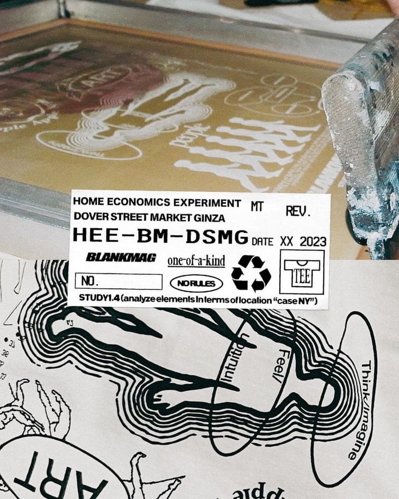 HOME ECONOMICS EXPERIMENT、BLANKMAG 聯乘系列即將上架 | Hypebeast