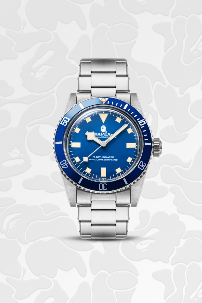 A BATHING APE® 推出 TYPE 1 與 TYPE 2 兩款全新 BAPEX 錶款 | Hypebeast