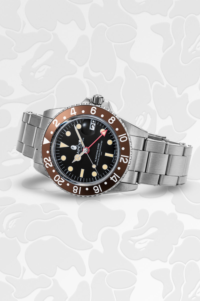 A BATHING APE® 推出 TYPE 1 與 TYPE 2 兩款全新 BAPEX 錶款 | Hypebeast