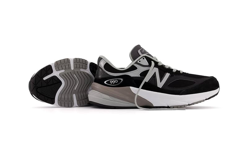 New Balance 990v6 最新配色「Black/Grey」率先曝光 | Hypebeast