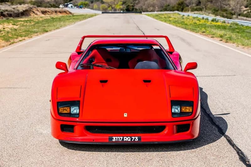 三屆 Formula 1 冠軍 Alain Prost 坐駕 Ferrari F40 即將展開拍賣 | Hypebeast