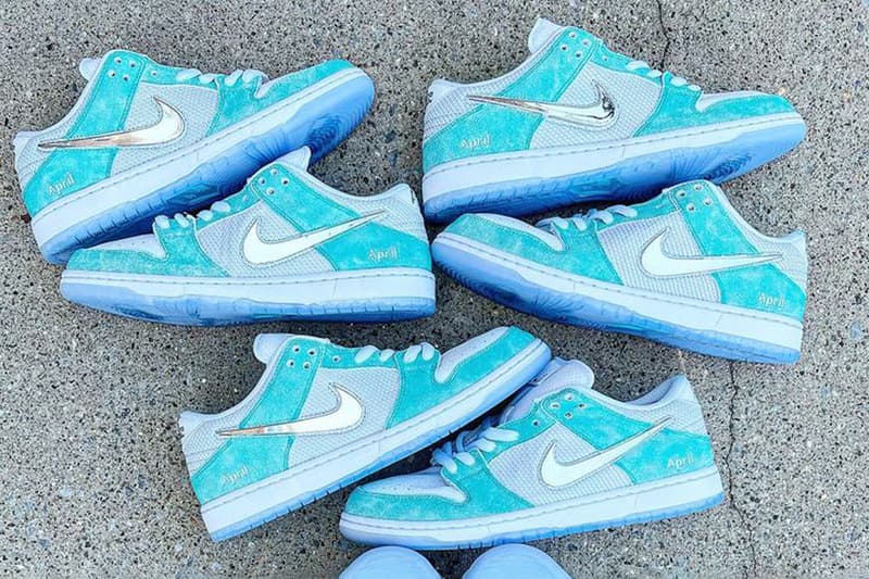 率先近賞 April Skateboards x Nike SB Dunk Low 最新聯名鞋款 | Hypebeast