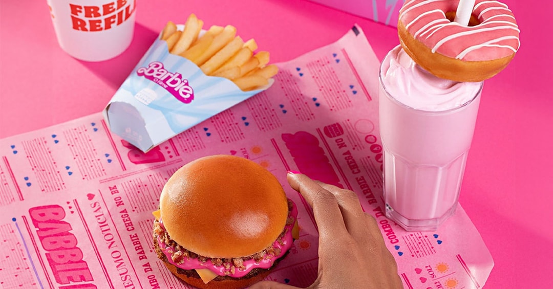 巴西 Burger King 重磅聯名真人版電影《Barbie》推出限定粉紅套餐 | Hypebeast