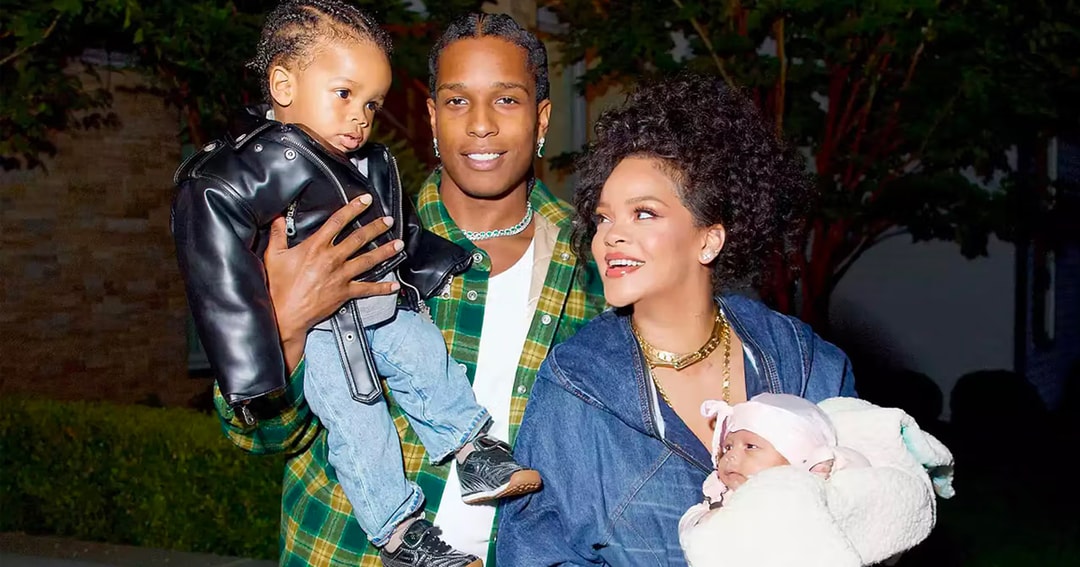 Rihanna 與 A$AP Rocky 首度公開全家合照 | Hypebeast