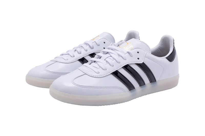Jason Dill x adidas Samba「White/Black」漆皮版本正式登場 | Hypebeast