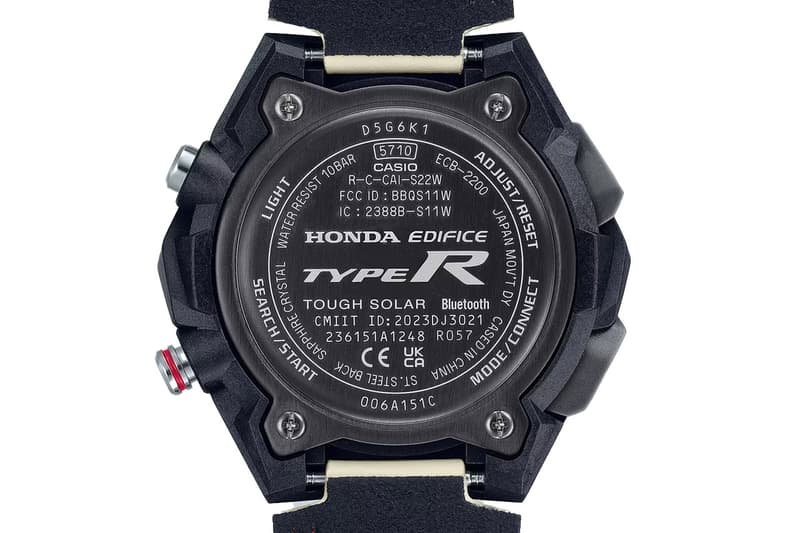 Casio 攜手 Honda 推出全新 TYPE R 車型主題聯名錶款 | Hypebeast