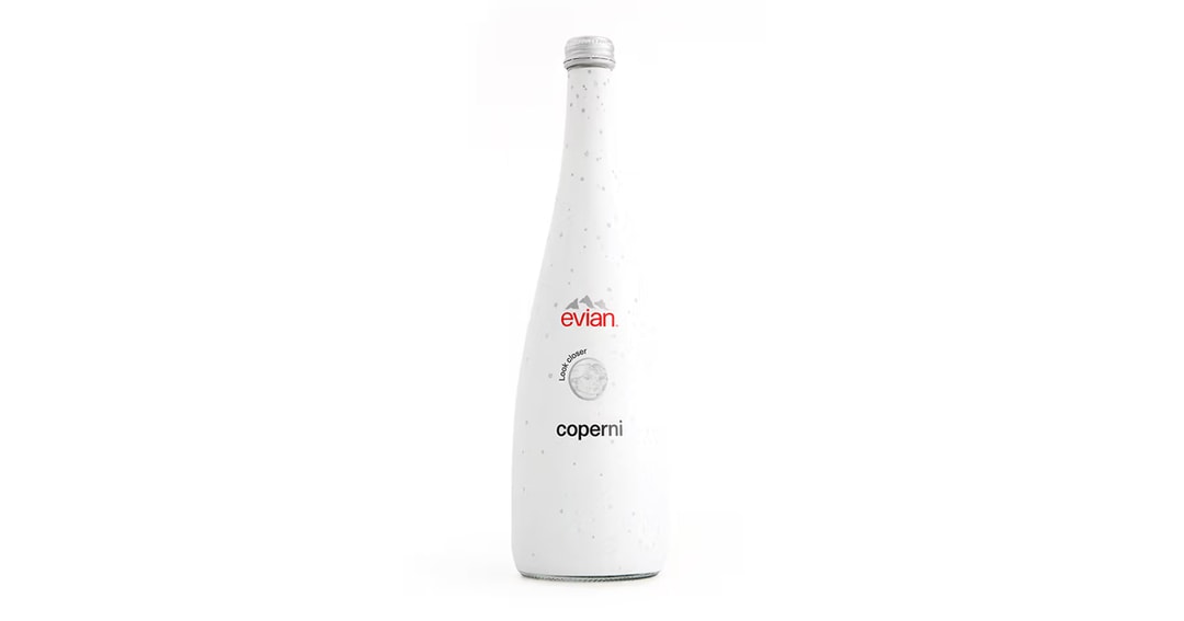 Evian 攜手 Coperni 打造全新聯名玻璃瓶裝水 | Hypebeast
