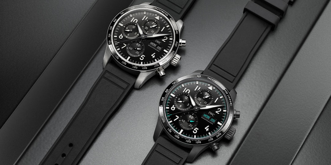 IWC 攜手 Mercedes-AMG Formula 1 車隊合作打造最新高性能計時錶款 | Hypebeast