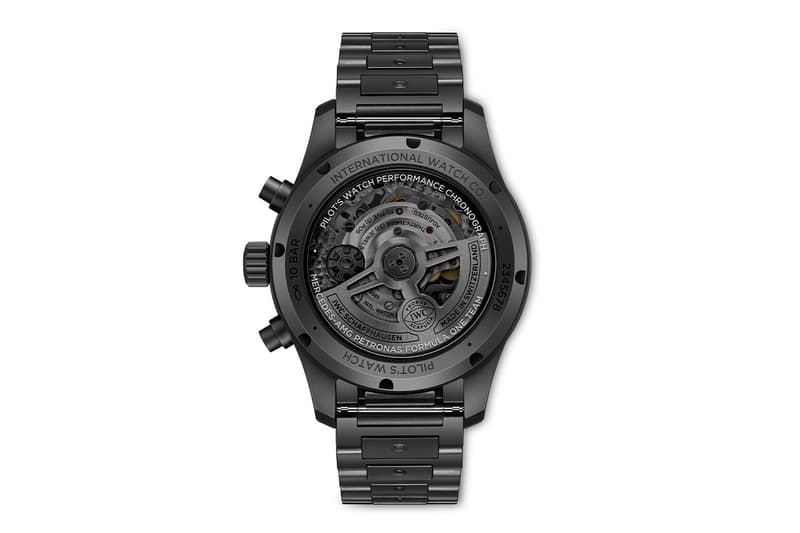 IWC 攜手 Mercedes-AMG Formula 1 車隊合作打造最新高性能計時錶款 | Hypebeast